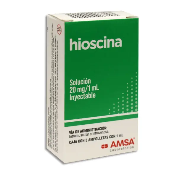HIOSCINA AMSA Solucion Inyectable - c/3 | Gremfar Company